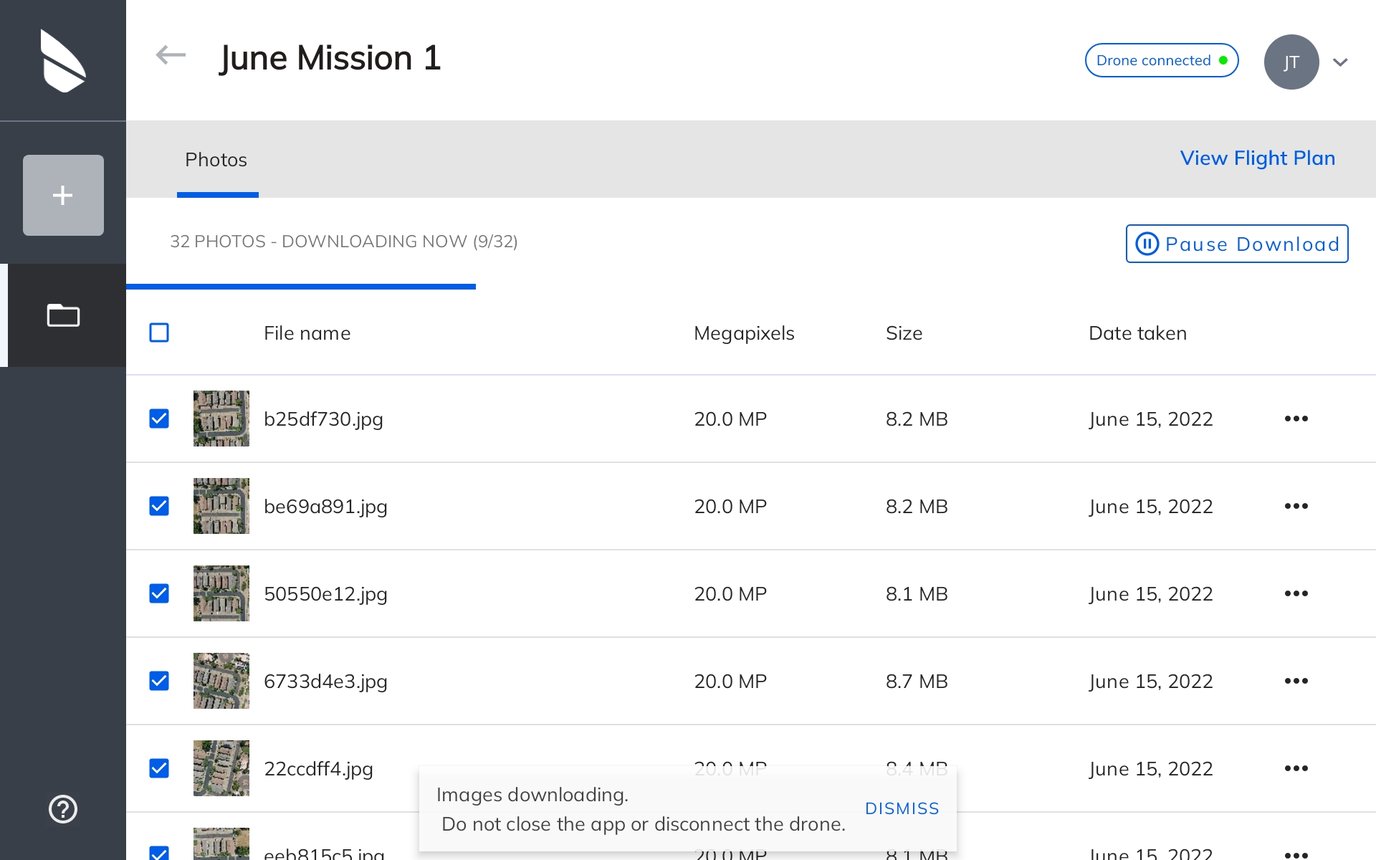 Uploading Fly Images to Mapware for Processing